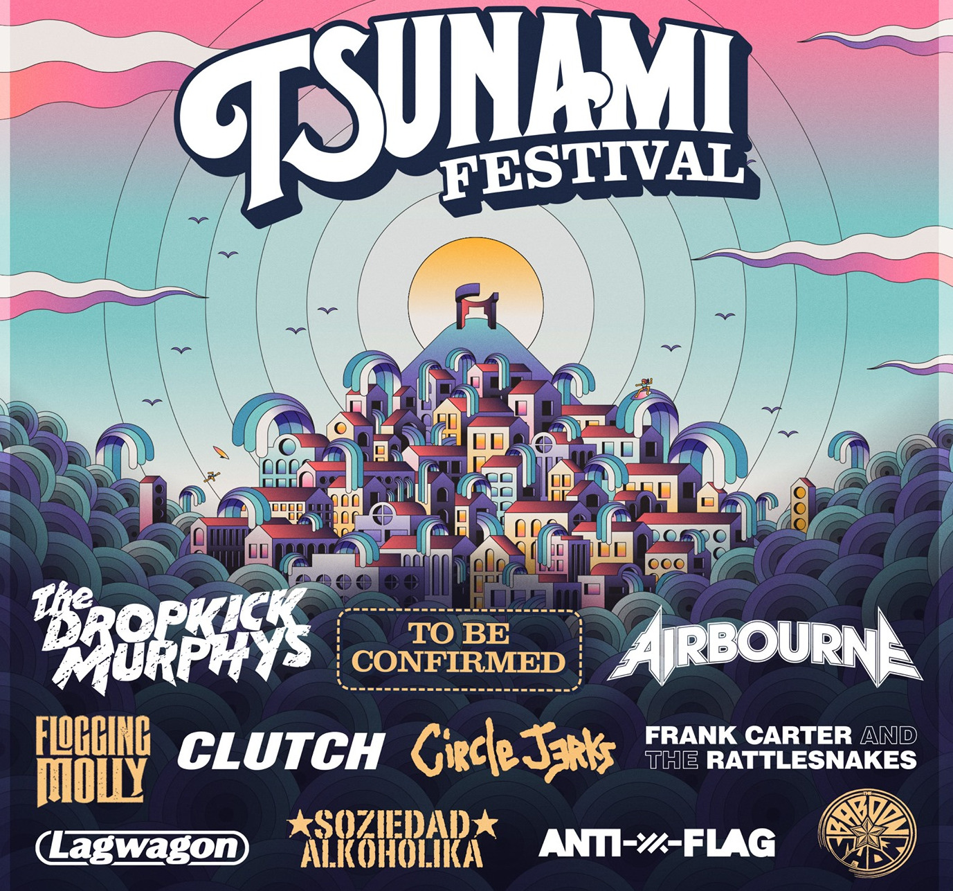 Dropkick Murphys, novedá del cartelu del Tsunami del 2022
