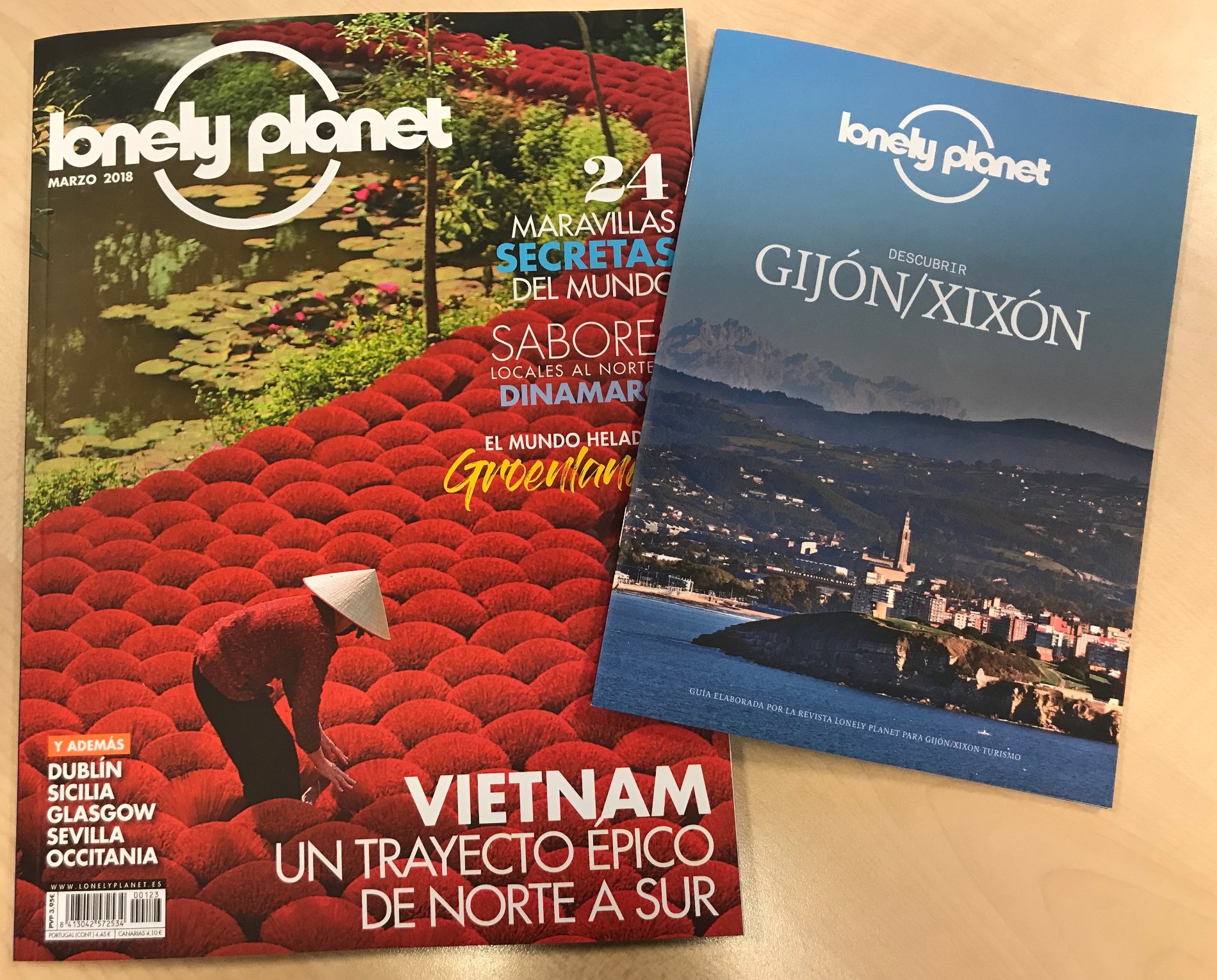 Xixón yá tien guía Lonely Planet.